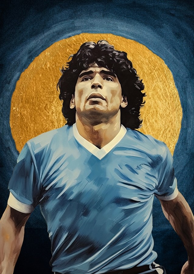 Diego Armando Maradona posters & prints by Remigius Wloczkowski - Printler