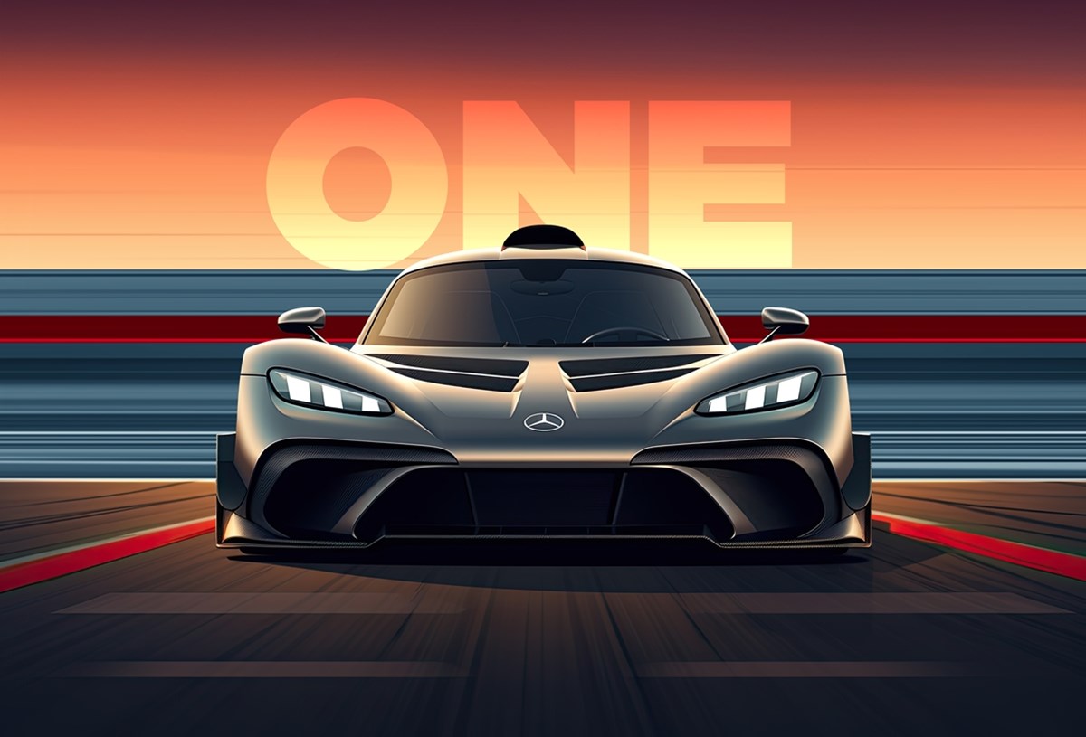Mercedes AMG One posters & prints by Remigius Wloczkowski - Printler