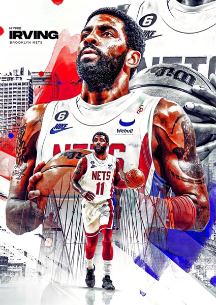 Kyrie lrving Poster von Noto Diharjo Semi | Printler