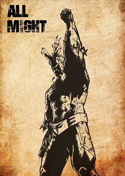 All might posters & prints by Tanxiao art - Printler