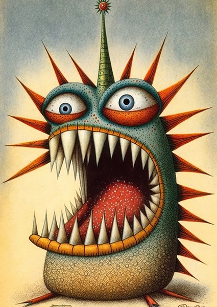 Codex Angry Cartoon 8 posters & prints by Hans Åberg - Printler