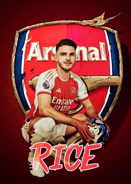 Declan Rice posters & prints by Jon Klebes - Printler