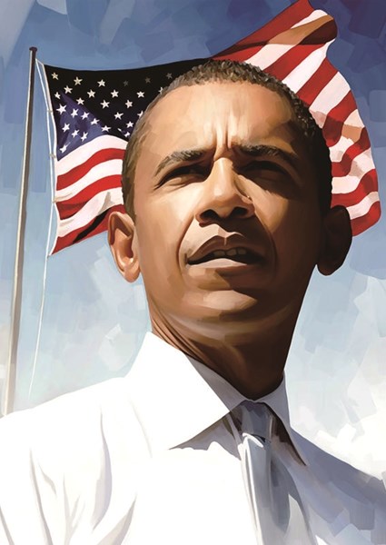 Obama posters & art prints door Larry King - Printler