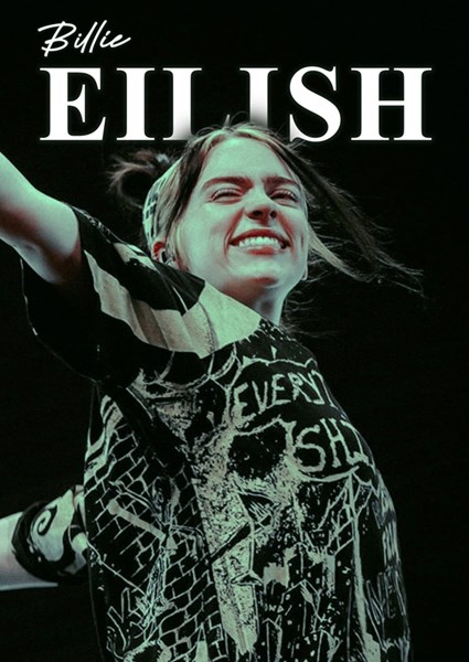 Billie Eilish Potrait Vintage posters & prints by Mochamad - Printler