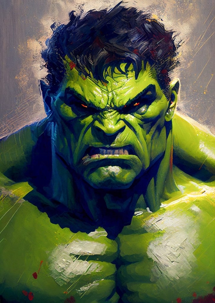 Hulk Face Poster