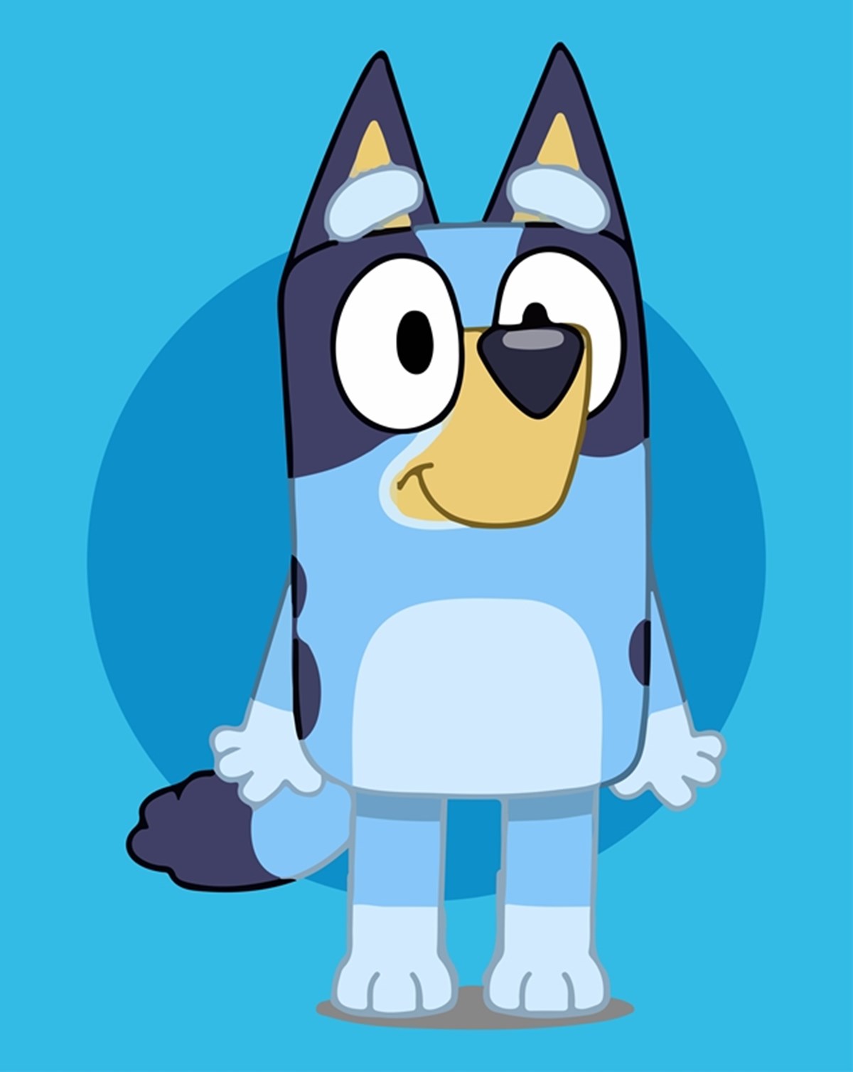 Niedliches Lächeln Bluey Poster von Bayu Okto Saputra | Printler