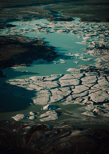 Melting glacier posters & prints by Celine Hultin - Printler