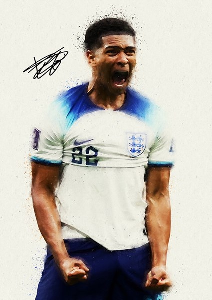 Jude Bellingham posters & prints by Leo Mello - Printler