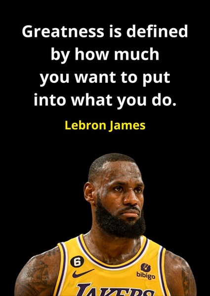 Lebron James Quotes posters & prints by People text - Printler
