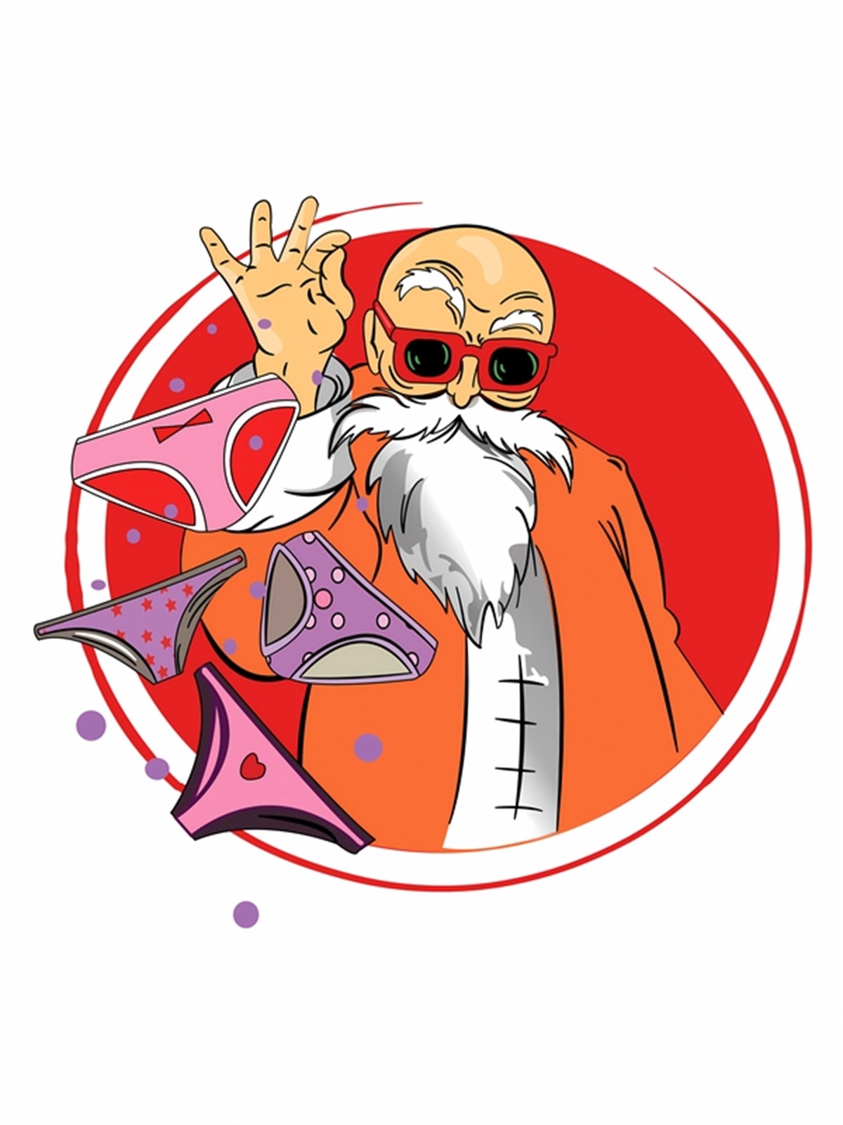 Master Roshi posters & prints by Momon Cicak - Printler