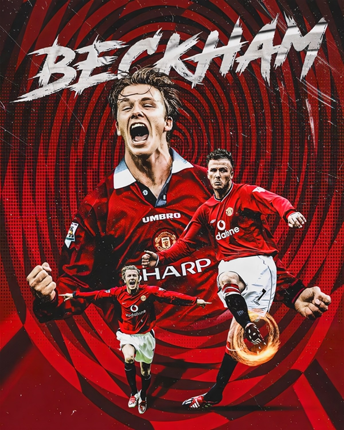 David Beckham Poster von Raminem | Printler