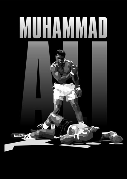 Muhammad Ali Iconic Pose WPAP posters & prints by Awang Widyatama ...