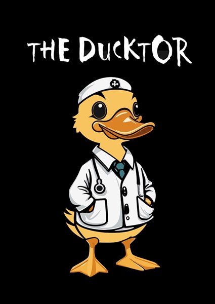 The Ducktor posters & prints by Valco de Vlaar - Printler