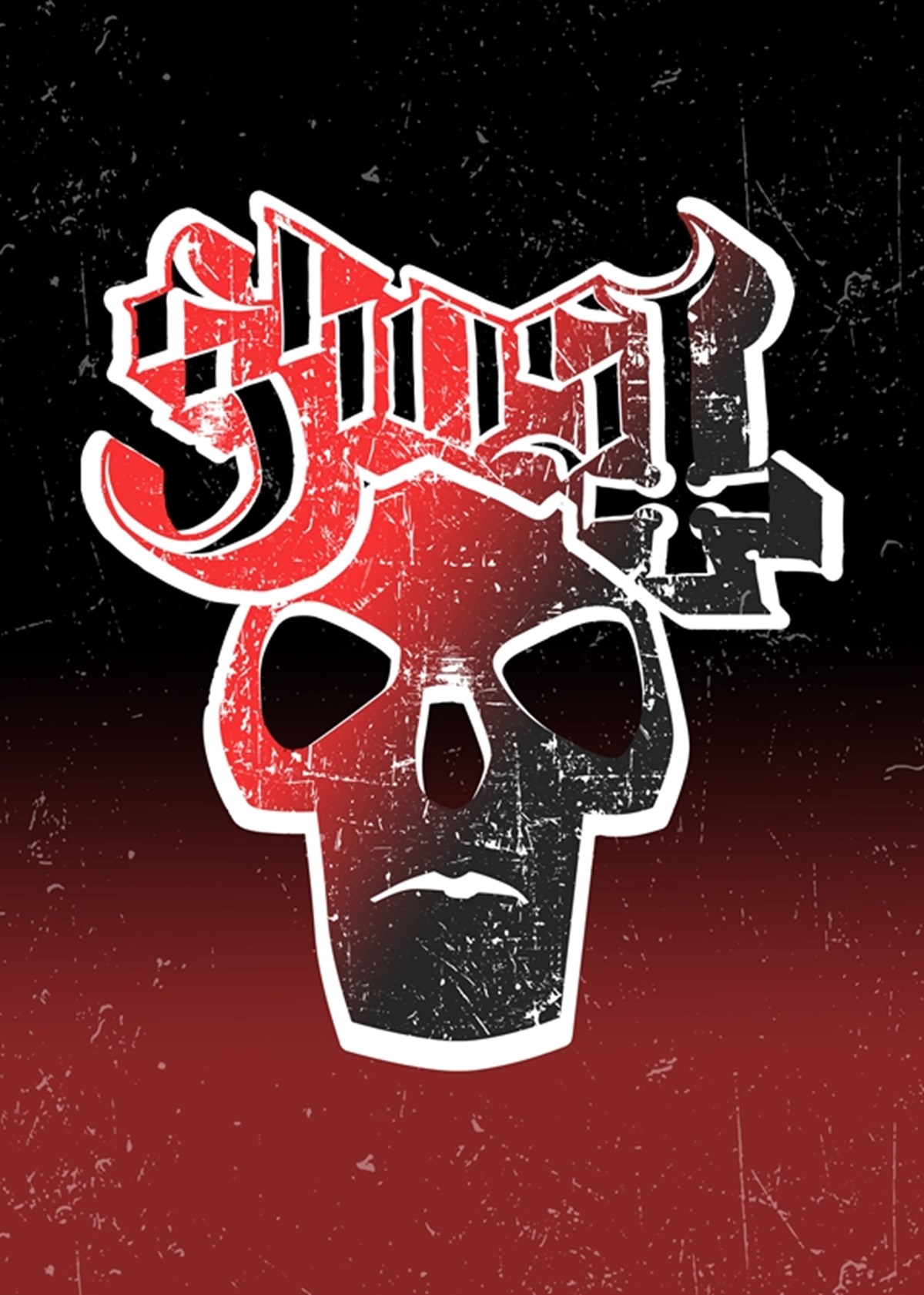 Ghost Band Logo Vintage Grunge posters & prints by umul barroroh - Printler