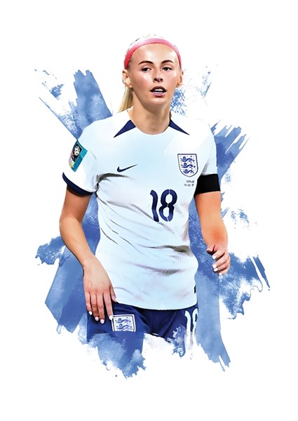 Chloe Kelly England posters & prints by ArtMeme - Printler