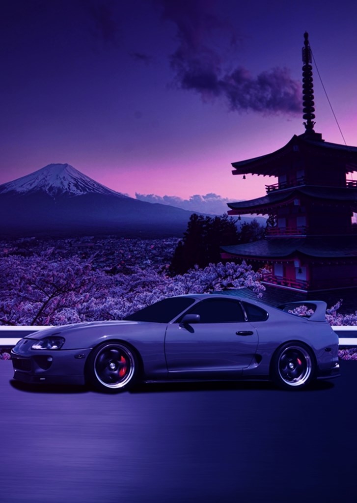 Toyota Supra MK4 Poster von nueman | Printler