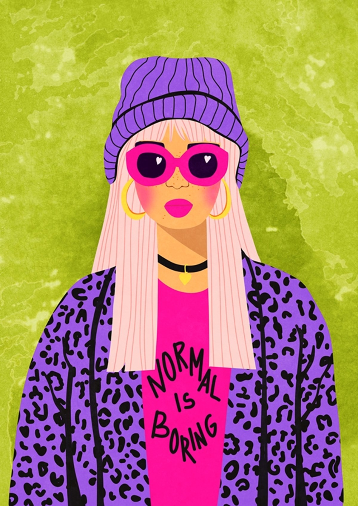 Normal is Boring Poster von Raissa Oltmanns | Printler