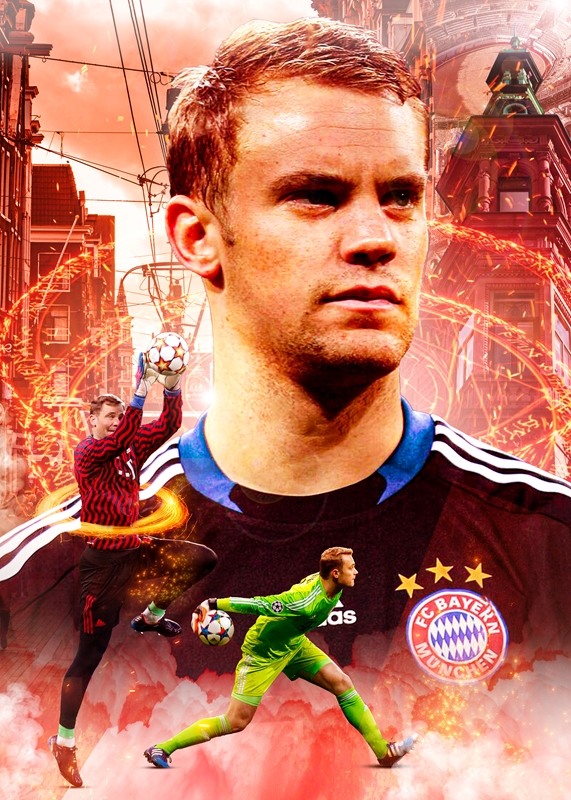 Manuel Neuer posters & prints by Colorize Studio - Printler