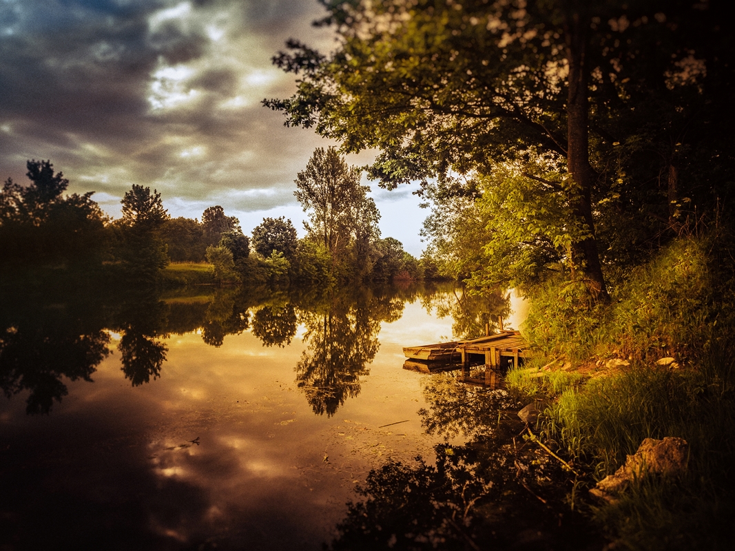 Summer Riverside posters & prints by Silvijo Selman - Printler