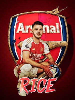 Declan Rice posters & prints by Jon Klebes - Printler