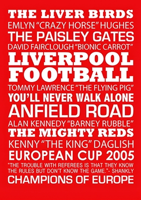 Liverpool FC quotes poster posters & prints by perry erin - Printler