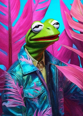 Aesthetic Kermit posters Poster von egi syaputra | Printler