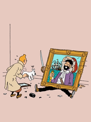 CAPTAIN HADDOCK IN FRAME posters & prints by hari minggu - Printler