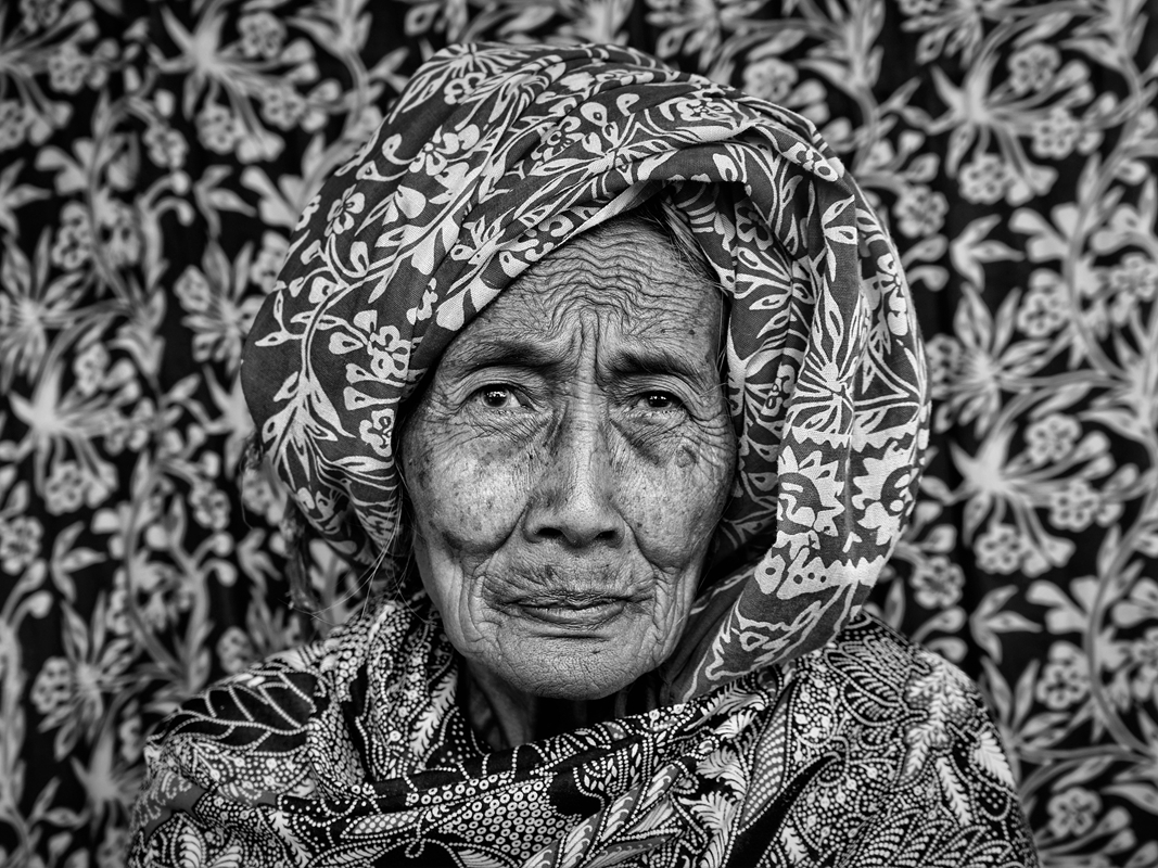 Portrait: Muster des Lebens Poster von Frank Daske | Printler