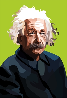 Albert Einstein Vector Art posters & prints by Awang Widyatama - Printler