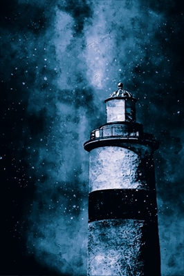 Blue lighthouse 7064 posters & prints by Glenn T Unger - Printler