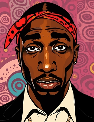 Funny Tupac Shakur posters & prints by Merceid Khan - Printler