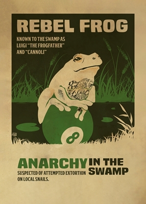 Rebel Frog Anarchy posters & prints by Dion Gem - Printler