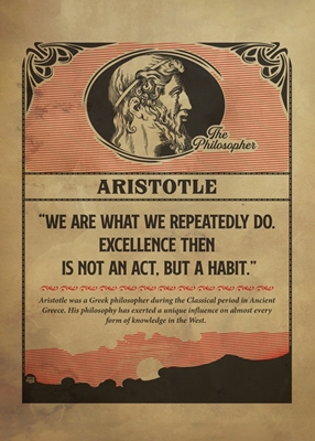 Aristotle Quote Art posters & prints by Dion Gem - Printler