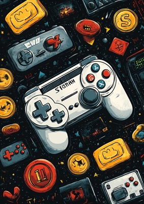 Game Console posters & prints by Pev - Printler