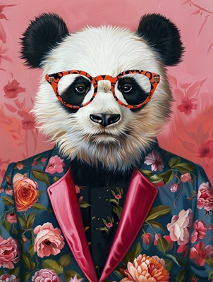 Panda in Style posters & prints by Fashionable Fauna - Printler