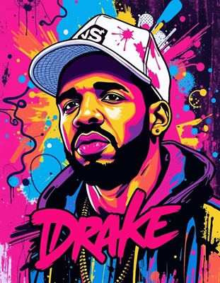 Drake Rapper Pop Art posters & prints by Merceid Khan - Printler