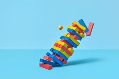 Jenga Moment posters & prints by Yaroslav Danylchenko - Printler