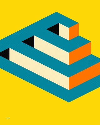 Zigzag Illusion posters & prints by Jazzberry Blue - Printler