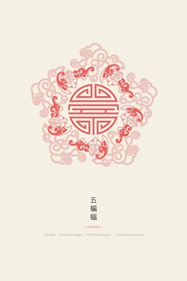 Five Fortune Bats posters & prints by Thoth Adan - Printler