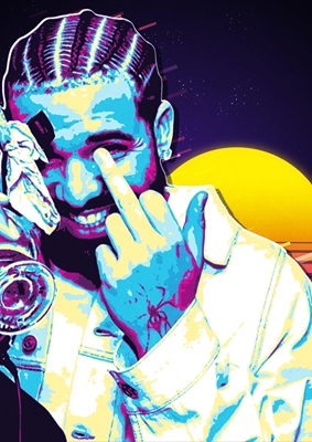 Drake Rapp Rappers posters & prints by Ahmad Basuni - Printler