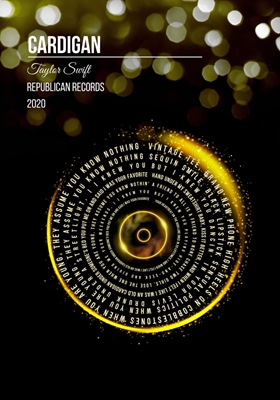 Taylor Swift - Cardigan Poster von Alexander Törnqvist | Printler