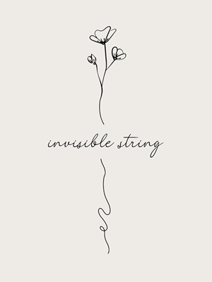 Invisible String posters & prints by George Manade - Printler