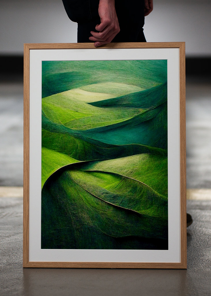 Abstract Nature Poster von Roman Rögner | Printler