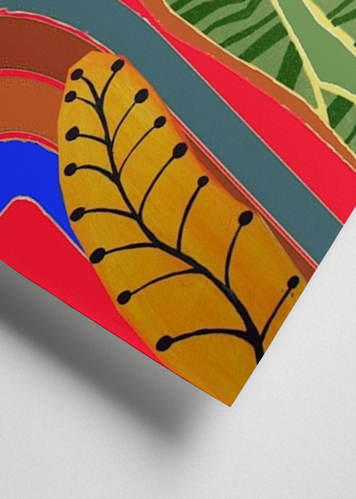 Vertreibung aus dem Paradies Poster von Werner Schnobrich | Printler