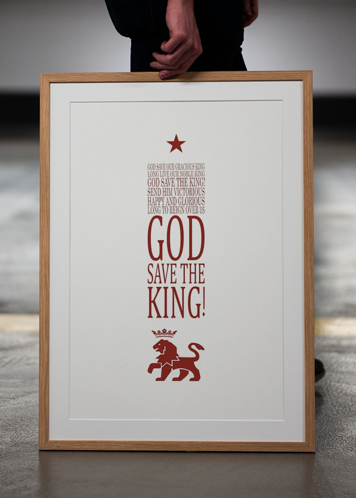 God Save the King Poster Poster von Lars Gustafsson | Printler