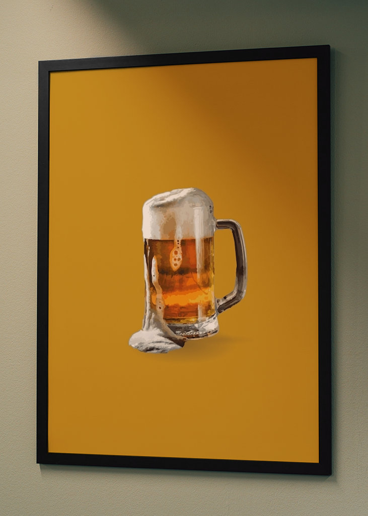 Einfach nur Bier Poster von lken media | Printler