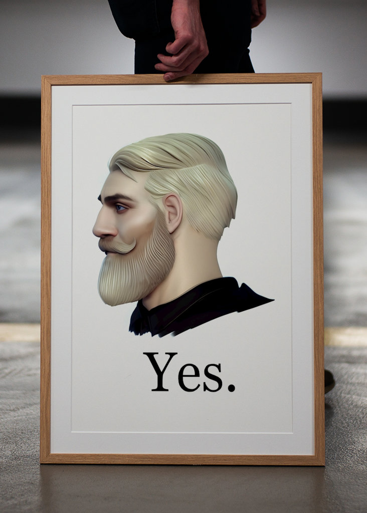 Ja Chad Meme Poster von Garyck Arntzen | Printler