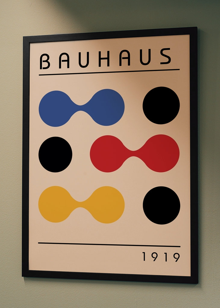 Bauhaus Design Poster von William Gustafsson | Printler