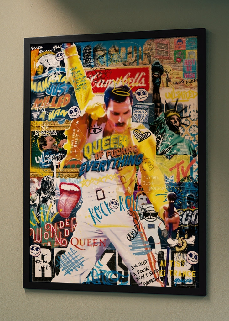 Königin von Fuc # 1ng Alles Poster von ricardoquexo | Printler