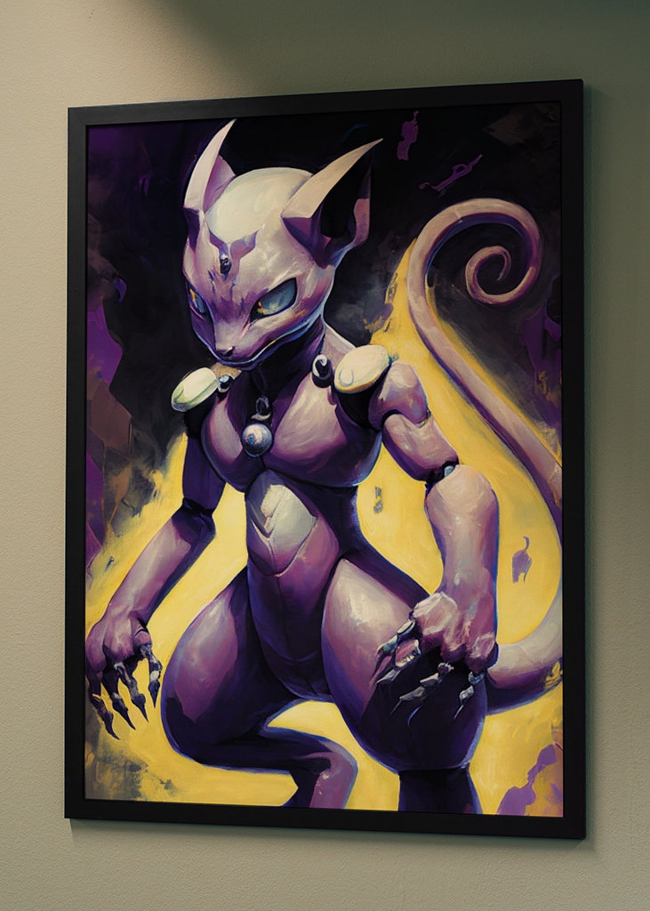 Mewtwo - Pokémon posters & prints by Jonas Winge - Printler